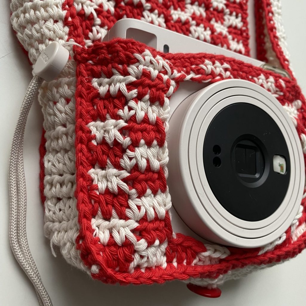 Crochet Your Own instax SQUARE SQ1 Camera Bag - INSTAX by Fujifilm (UK)