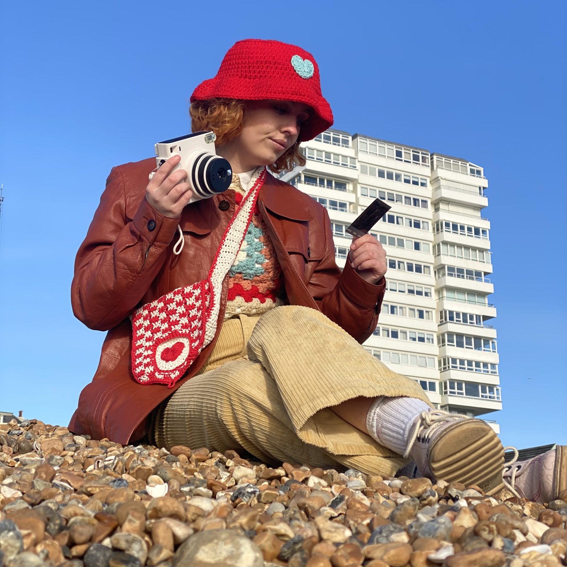 Crochet Your Own instax SQUARE SQ1 Camera Bag - INSTAX by Fujifilm (UK)